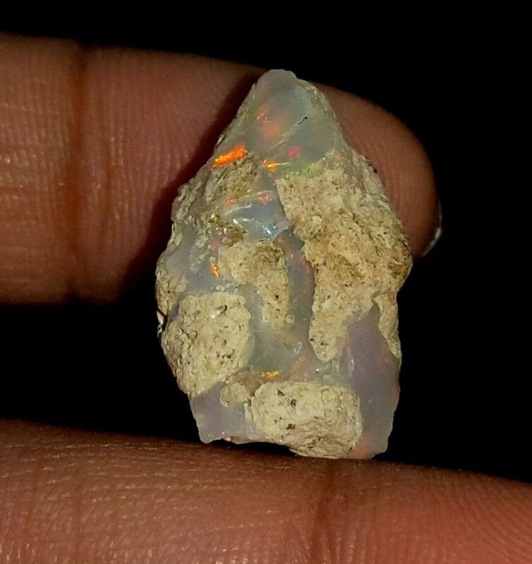 Raw Opal Rough 12ct Natural Ethiopian Opal Rough Gemstone Untreated ...