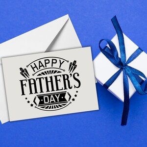 Happy Father's Day Printable Card / Instant Download PDF / Father's Day ...