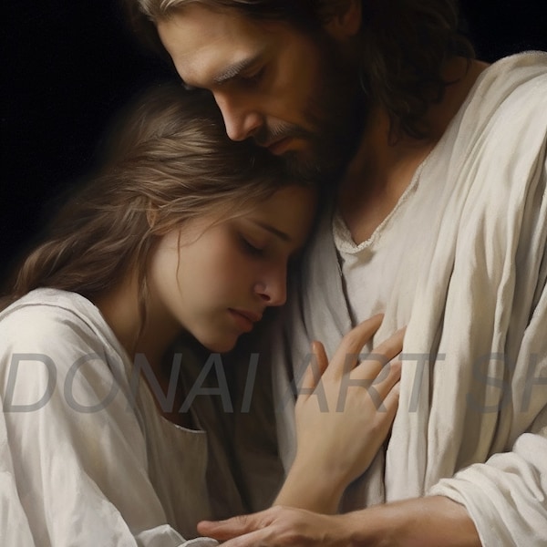 Jesus Hugging Lds Young Women - Etsy