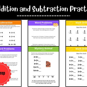 Kindergarten 1st Grade Printable Math Worksheets, Addition and ...