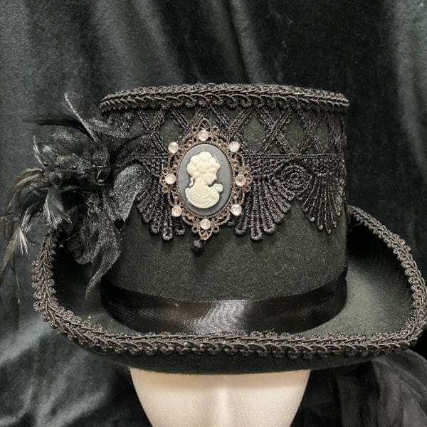 Gothic Top Hat - Etsy