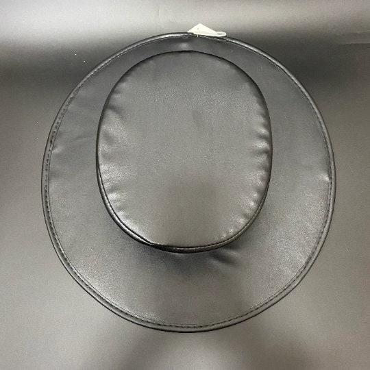 Black Pleather Plague Doctor Hat | Steampunk Renaissance Medieval ...