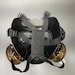 Gold Gas Mask | Steampunk Post Apocalyptic Diesel Punk Fantasy Cosplay ...