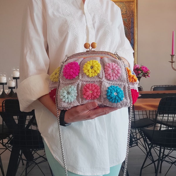 Kiss Lock Shoulder Bag Pattern - Etsy