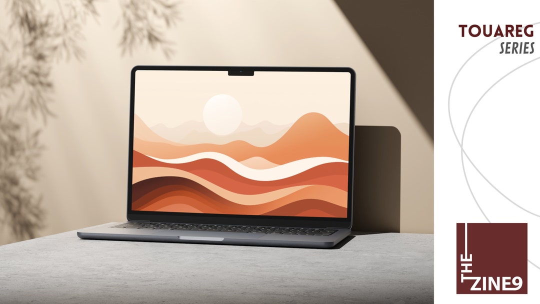Boho Minimalist Digital Wallpaper for Laptop, Desktop, Wallpaper ...