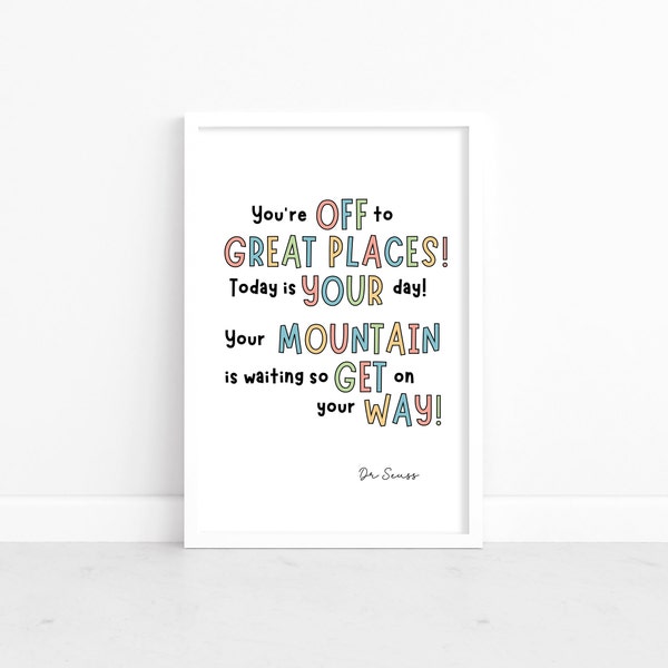Dr Seuss Poster - Etsy UK