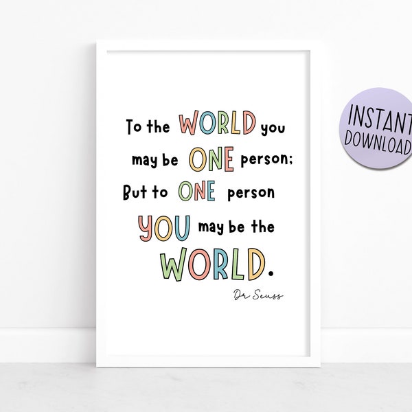 Dr Seuss Poster - Etsy