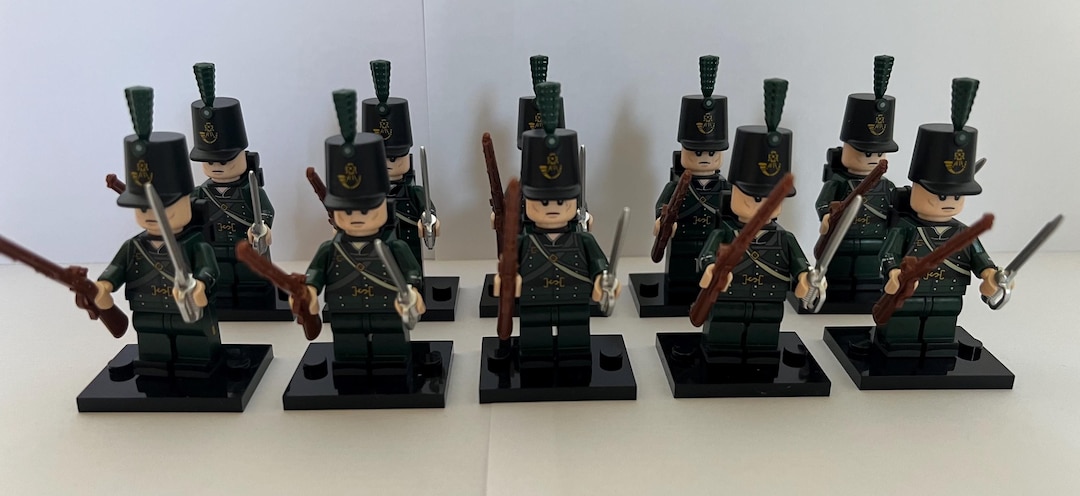 95th Rifles Mini-figures Set of 10 Rifle Brigade - Etsy