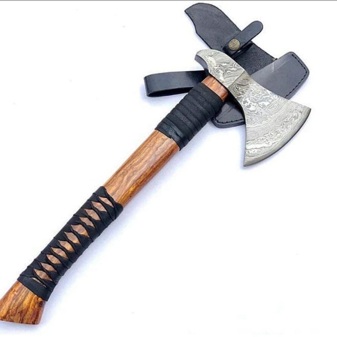 Ragnor Axe,viking Axe With Rose Wood,wedding Gifts for Him,anniversary ...