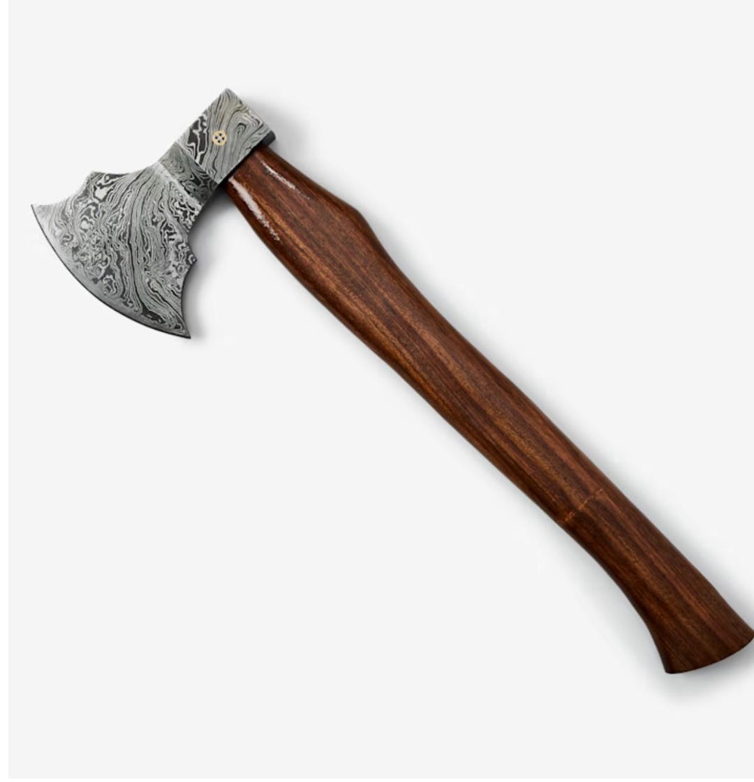 Custom Git Damascus Steel Axe With Wood Handle Beautiful Gift for Him-her ,viking Axe ,axe ...