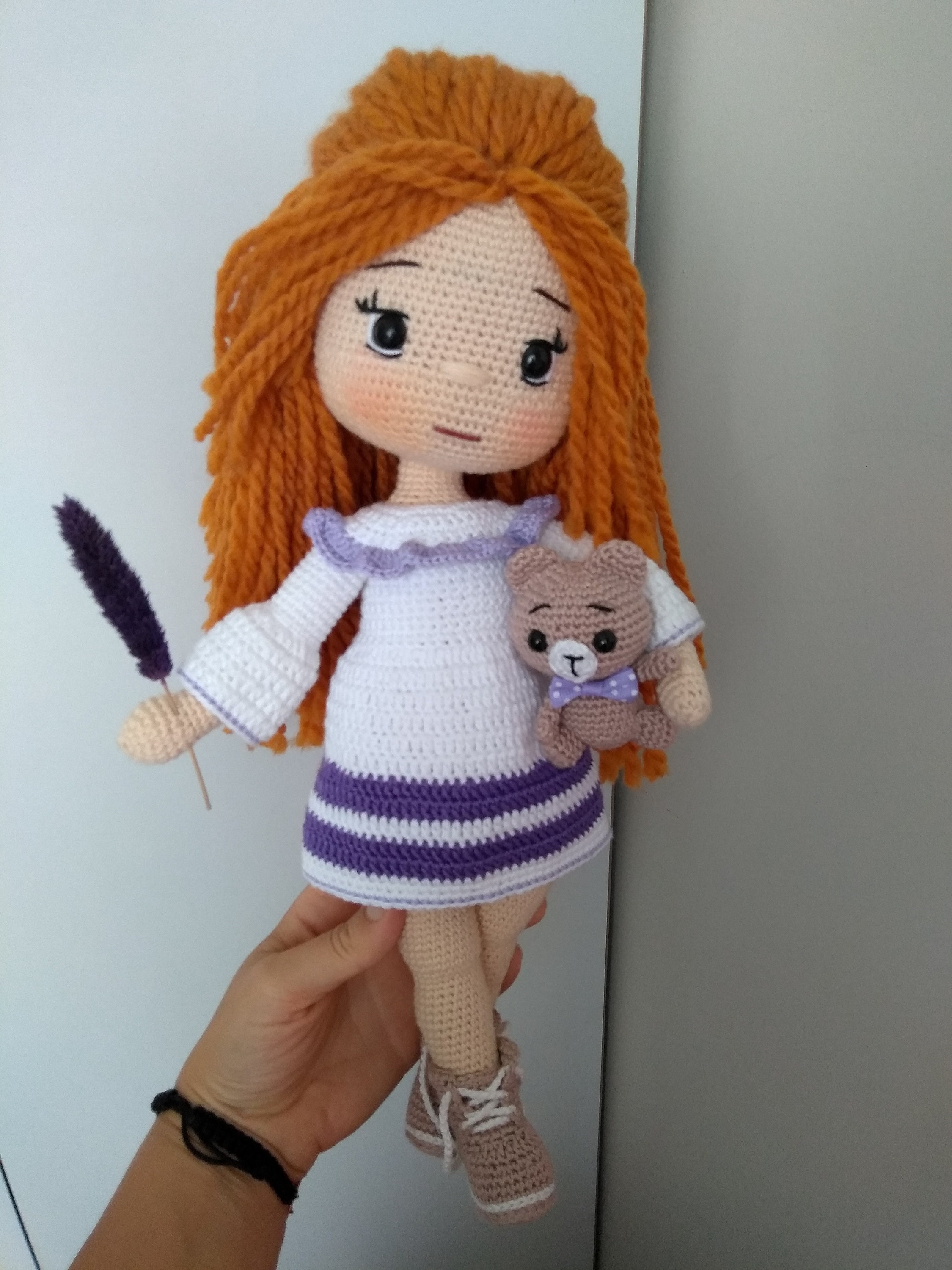Handmade Doll Crochet Doll Amigurumi Doll For Sale Knitting Etsy