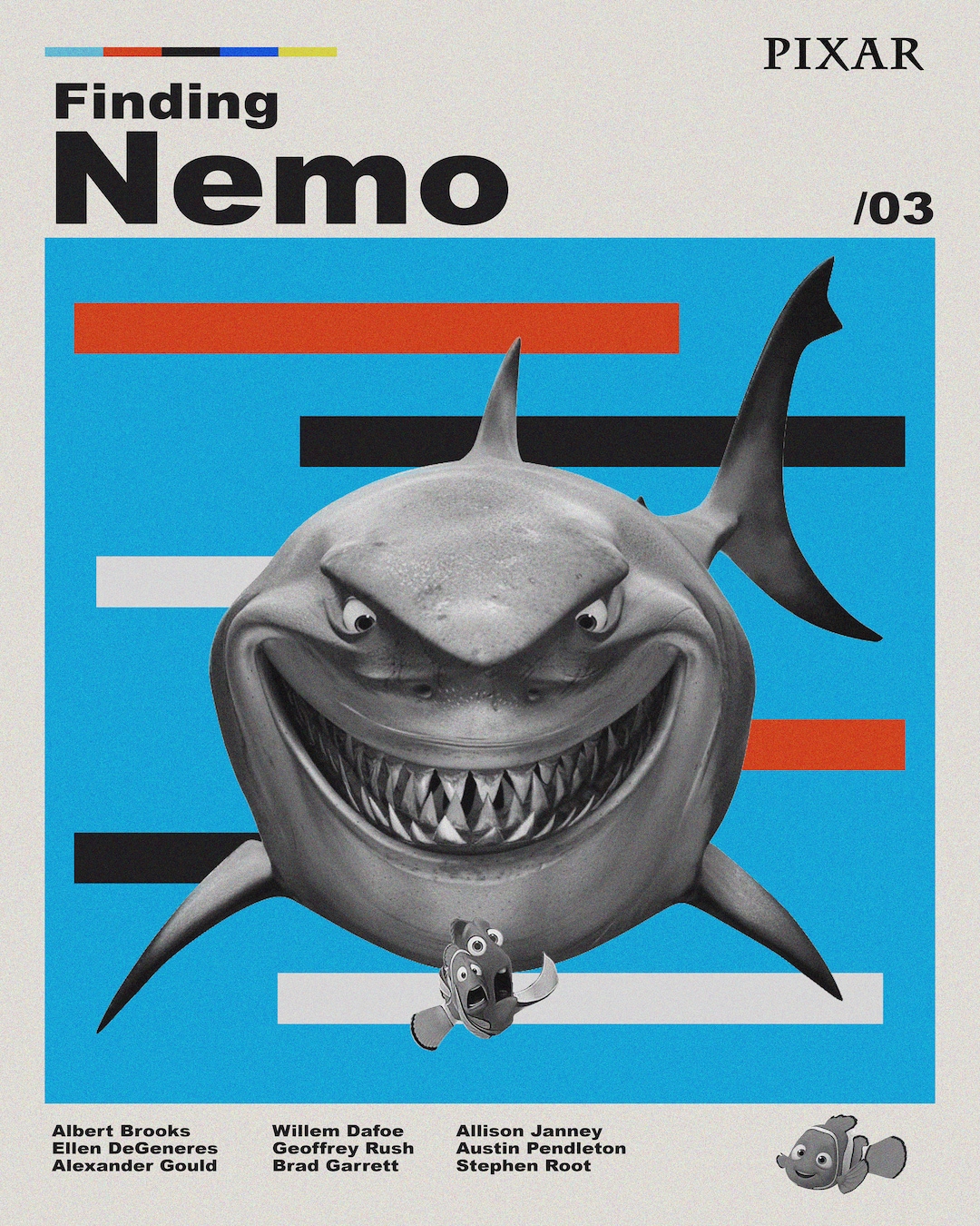 Disney Pixar Finding Nemo Movie Poster - Etsy