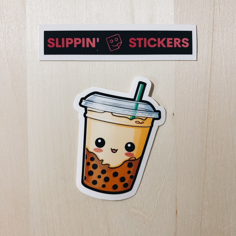 Boba Tea Sticker - Etsy