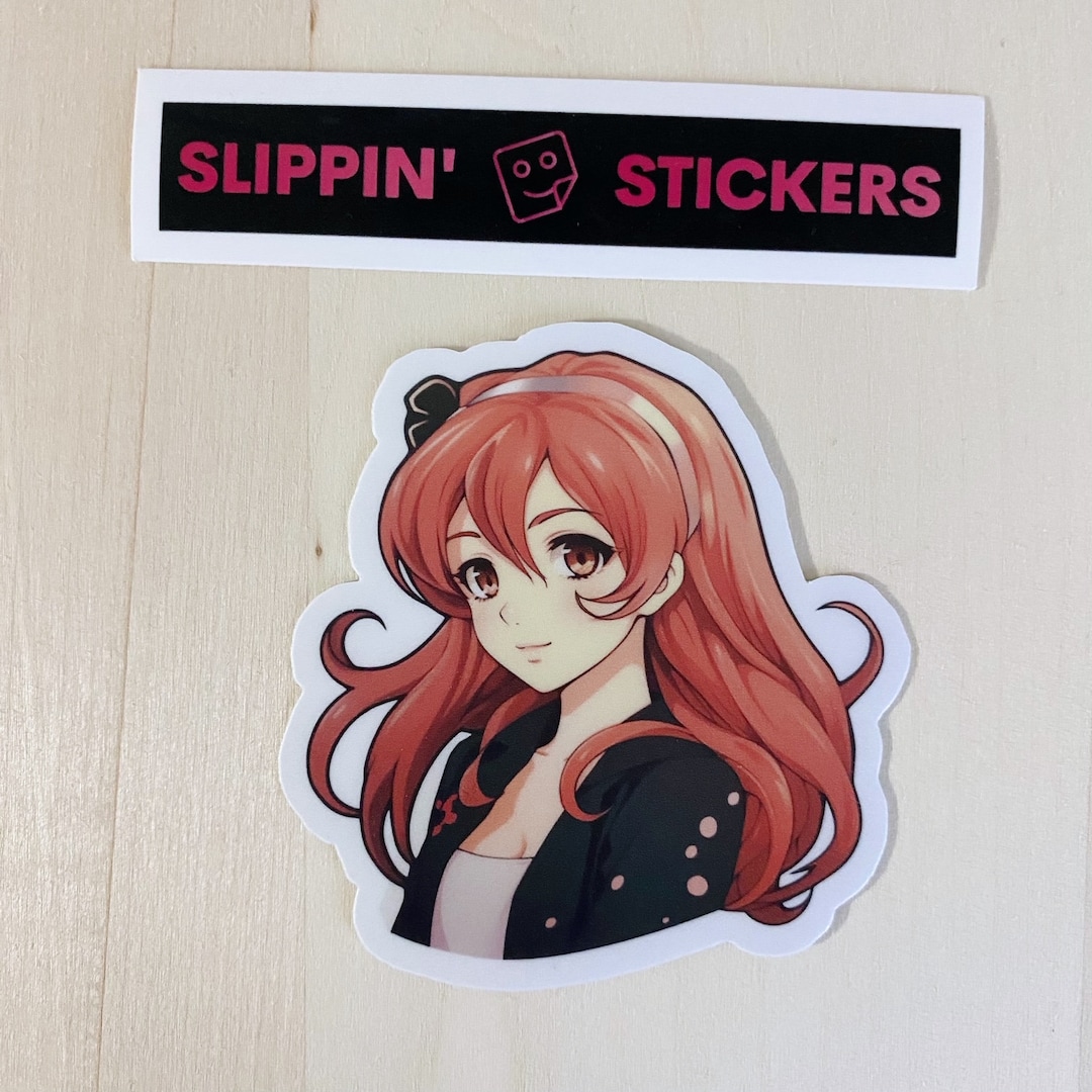 Anime Waifu Sticker, Gift for Weebs, Anime Fans, and Otaku. Laptop ...