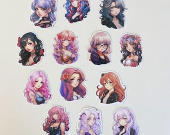 Anime Waifu Sticker Gift for Weebs Anime Fans and Otaku. - Etsy