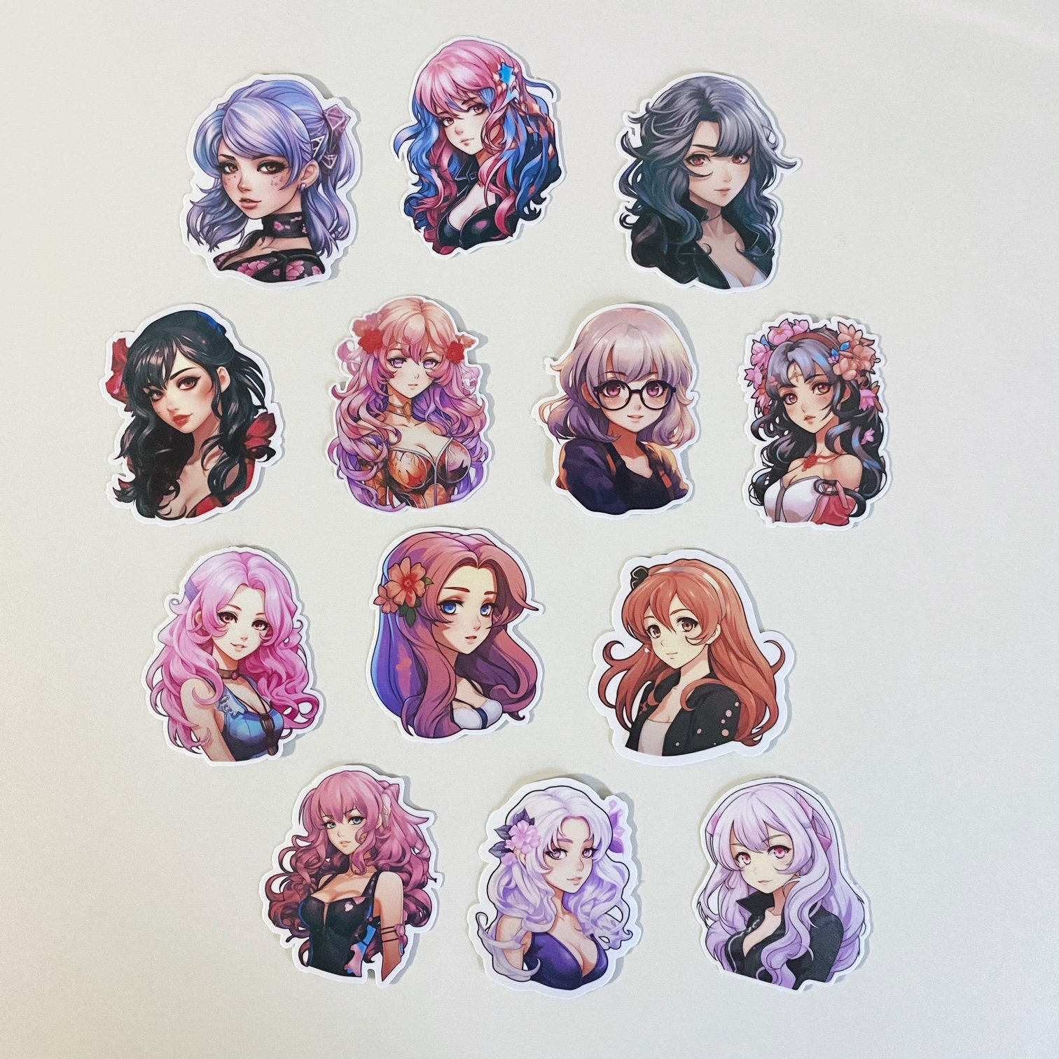 Anime Waifu Sticker Bundle, Gift for Weebs, Anime Fans, and Otaku ...
