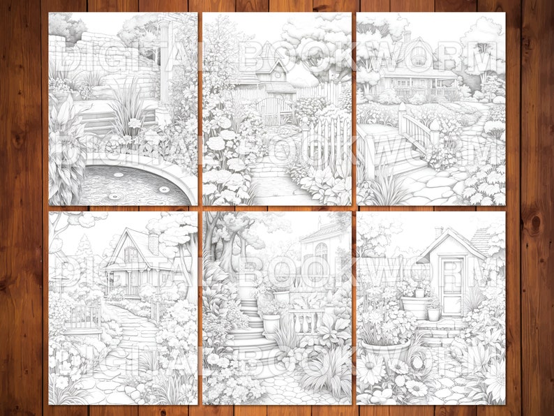 Tranquil Gardens Anxiety Relief Coloring Book for Mindfulness & Stress ...