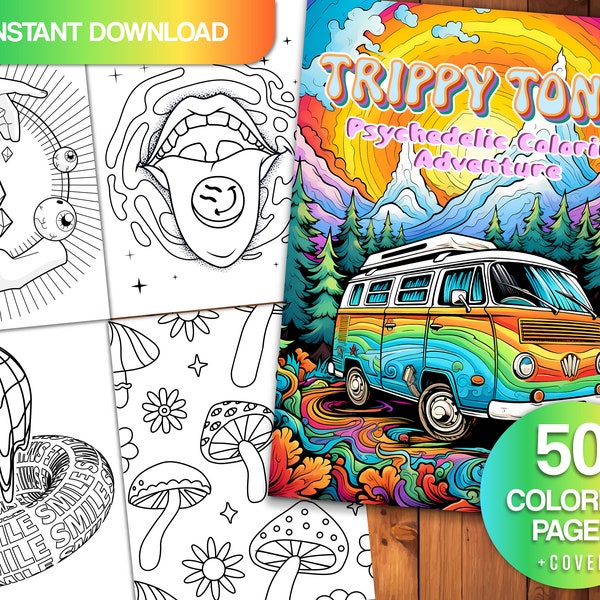 Weed Coloring Book - Etsy Canada