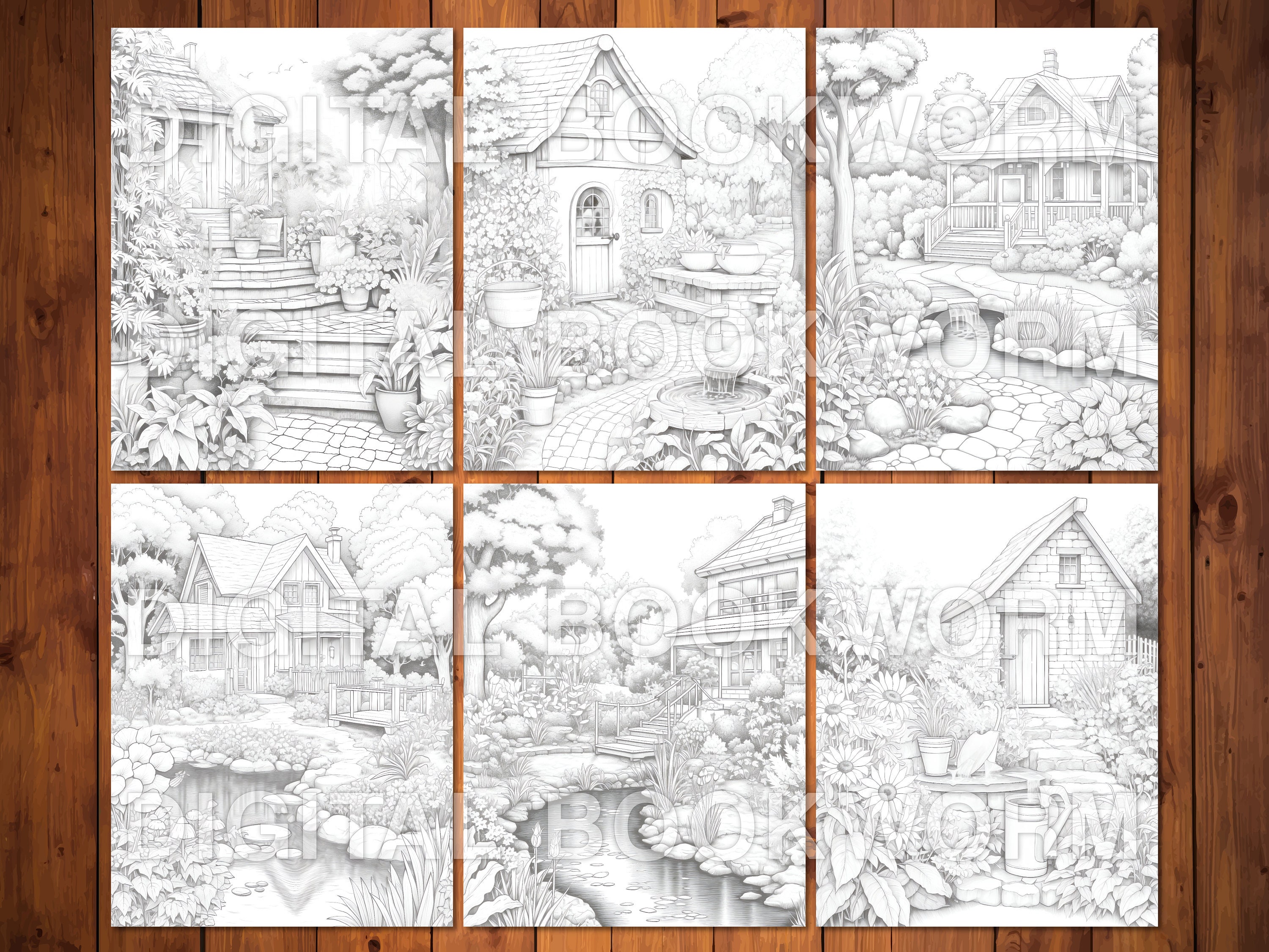 Tranquil Gardens Anxiety Relief Coloring Book for Mindfulness & Stress ...