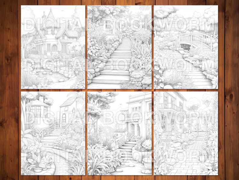 Tranquil Gardens Anxiety Relief Coloring Book for Mindfulness & Stress ...