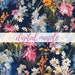 Painted Flowers Seamless Pattern, Impressionism Seamless File, Repeat ...
