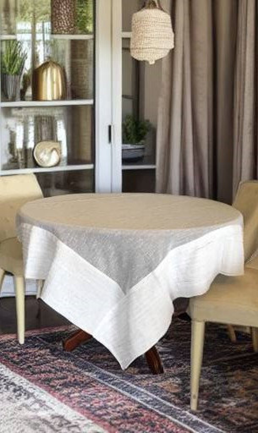 Heavy Linen Table Cloth - Etsy