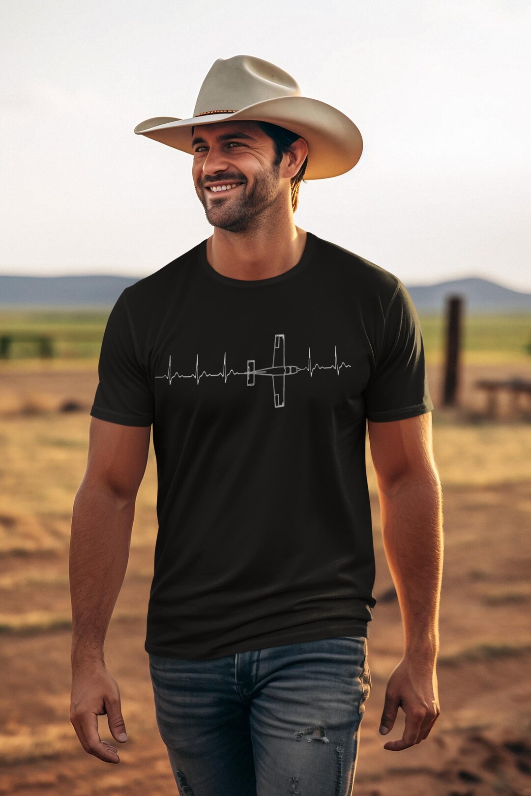 Aviation EKG Tee, Pilot Gift, Airplane Lover Shirt, Aerospace Engineer ...