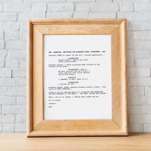 Oppenheimer Screenplay | Final Scene | Wall Art | Digital Print | Movie ...