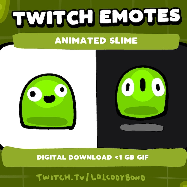 Slime Twitch Overlays - Etsy