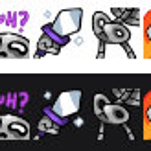 Skeleton Doodle Emotes for Twitch Streamers, Discord, Youtube | Instant ...