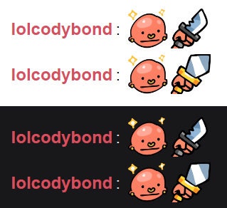 Sword and Knife Doodle Emotes for Twitch Streamers Discord - Etsy