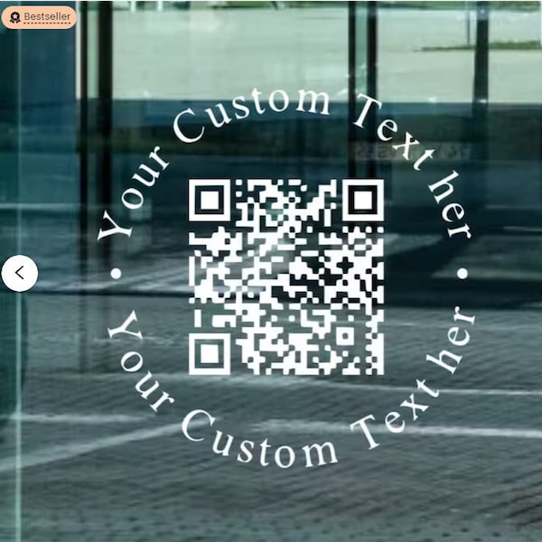 Personalised Car Sticker Qr Code - Etsy