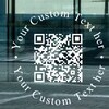 Custom Window QR Code Vinyl Decal Wall QR Generation for Shops ...