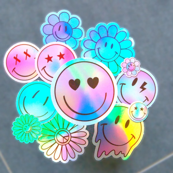 Smiley aufkleber - Etsy.de