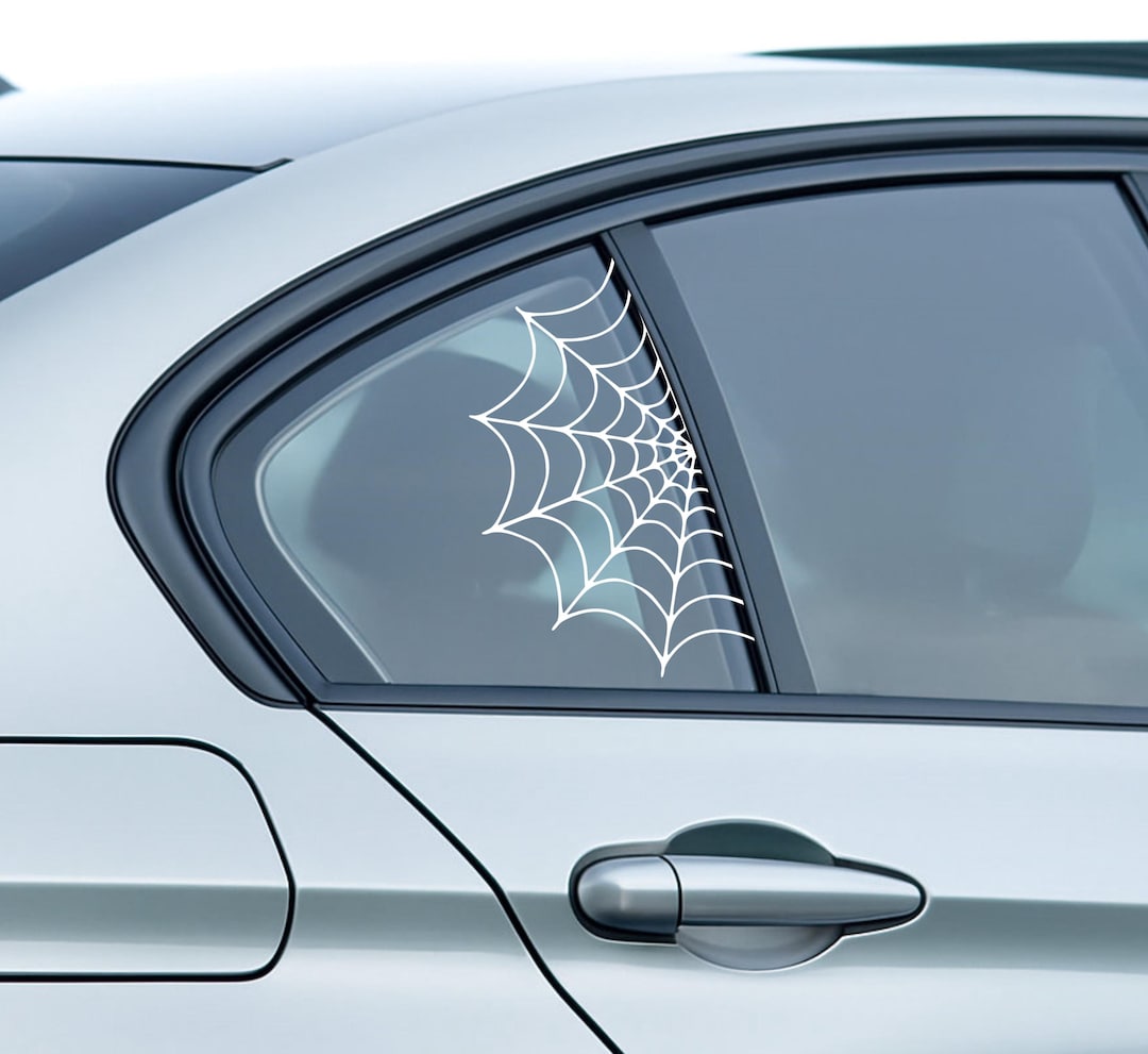 2x Spider Web Sticker Car, Spider Web Sticker, Spider Web Vinyl Sticker ...