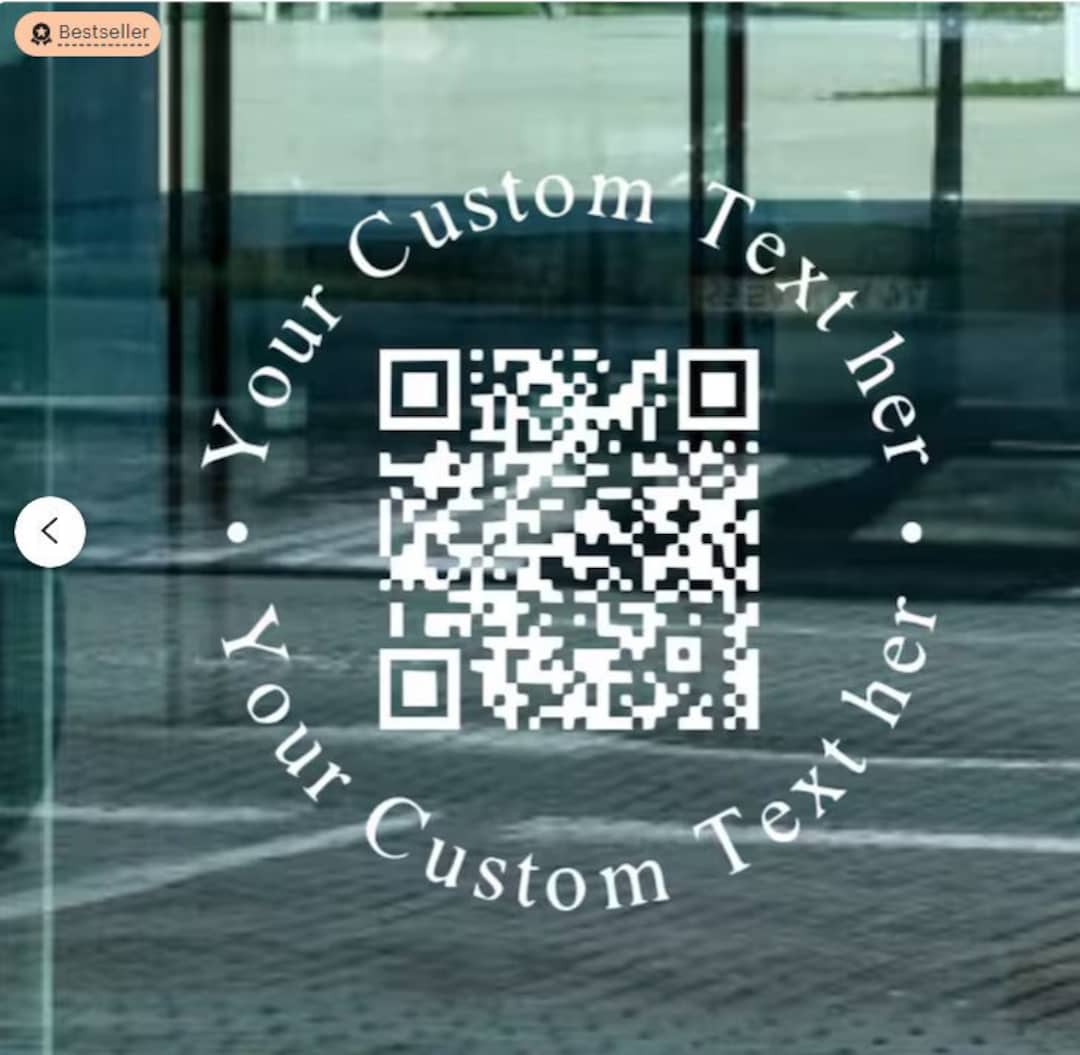 Custom QR Code Sticker – Weatherproof Vinyl Stickers for Cars, Windows ...