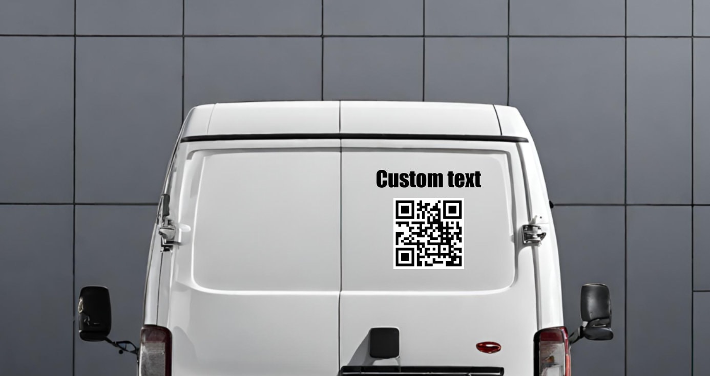 Personalized QR Code Business for Van Sprinter Website Advertising - Etsy