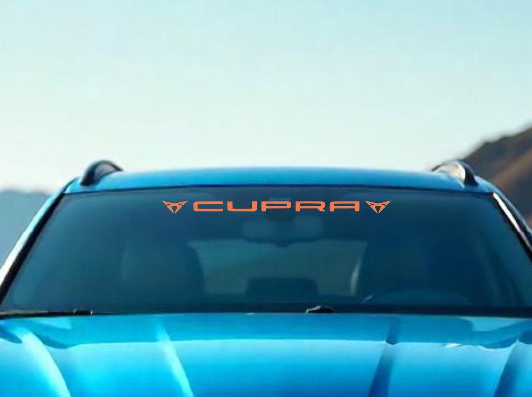 Cupra Windscreen Lettering Sticker Logo - Etsy UK