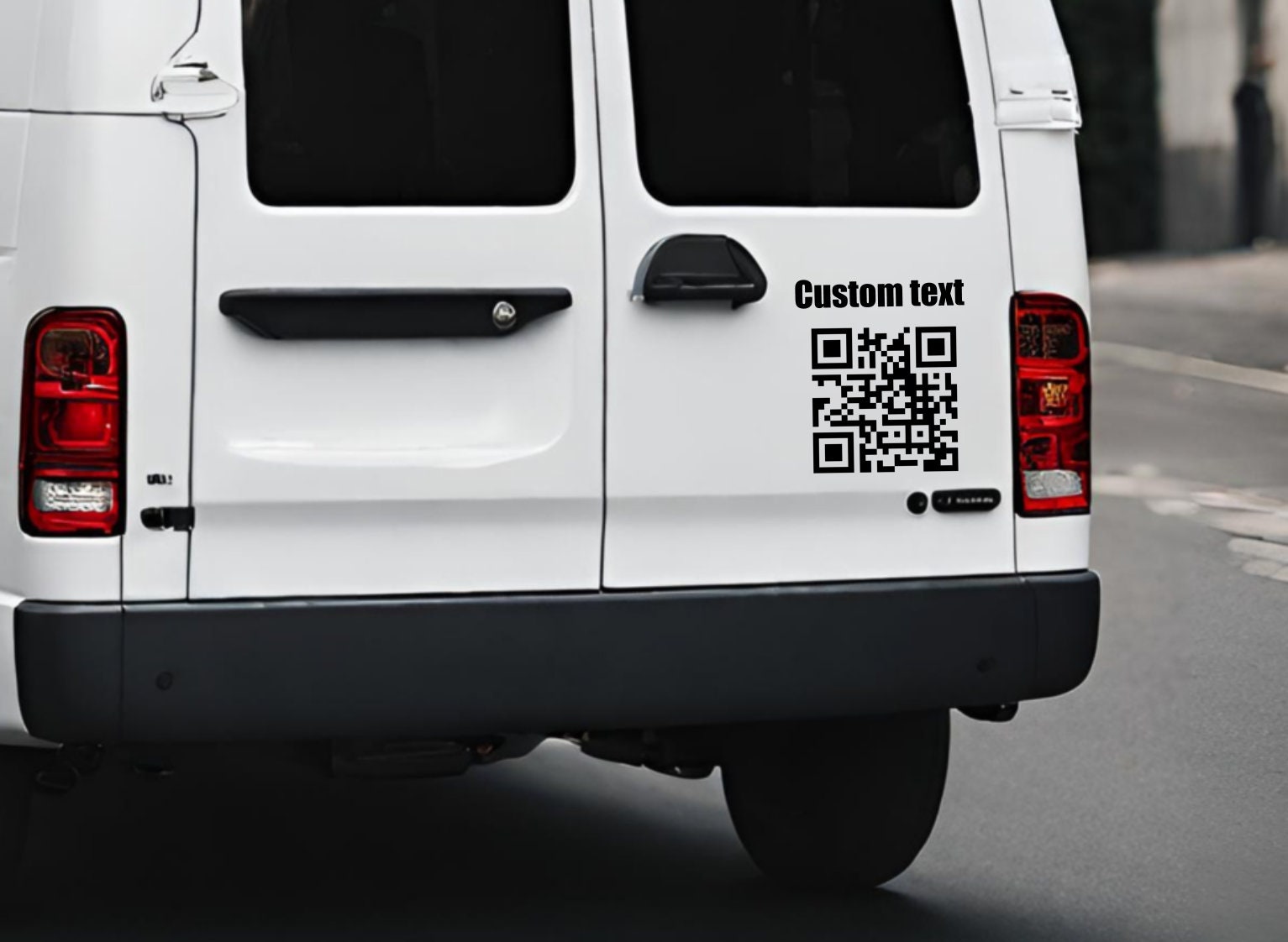 Personalized QR Code Business for Van Sprinter Website Advertising - Etsy