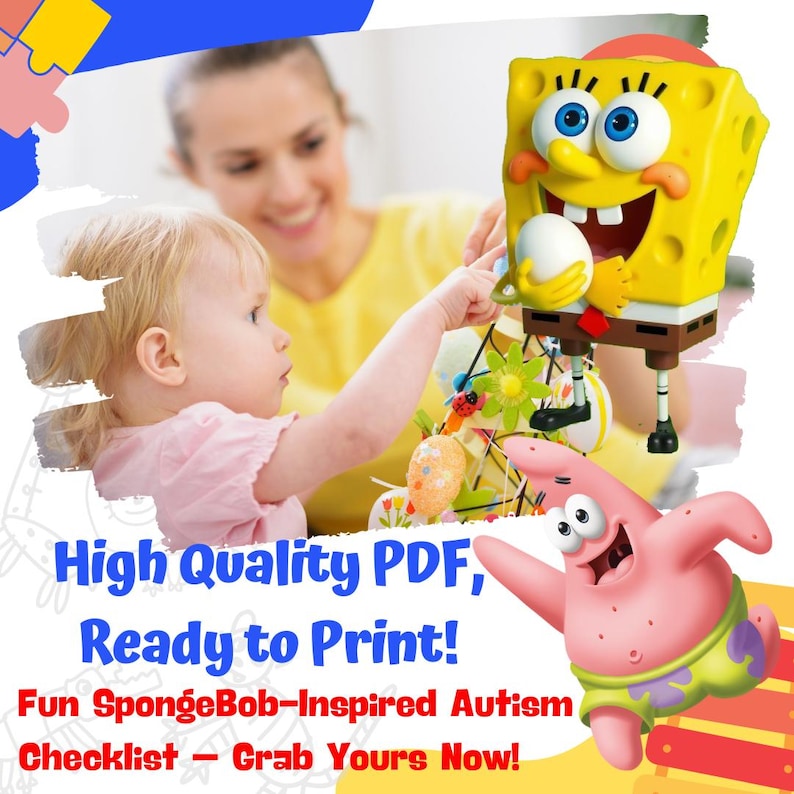 Lista de actividades para el autismo inspirada en Bob Esponja: rutinas ...