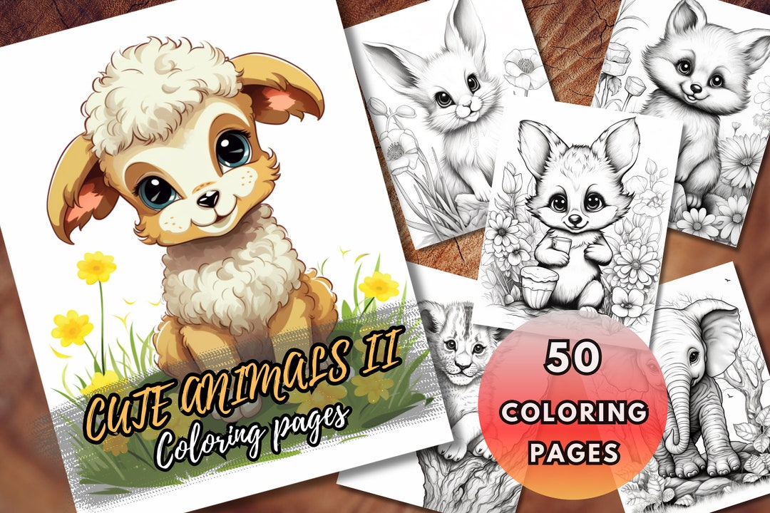 Printable Animals Coloring Pages - Fun and Detailed Designs for Kids ...