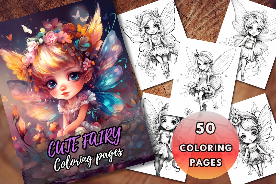 Printable Fairy Girls Coloring Pages - Magical and Whimsical Designs ...