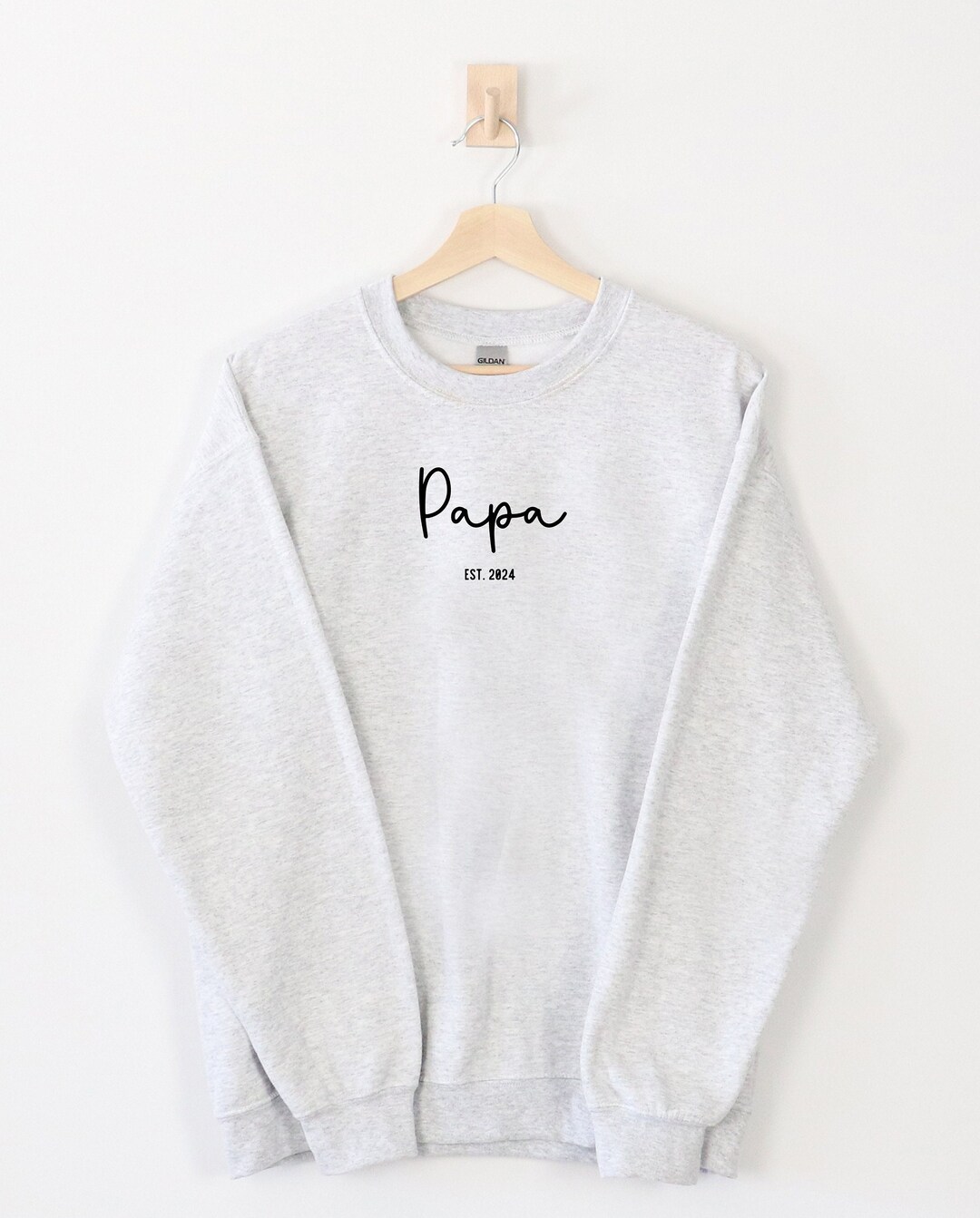 Dad Minimalist Crewneck Gift for Dad First Time Dad - Etsy