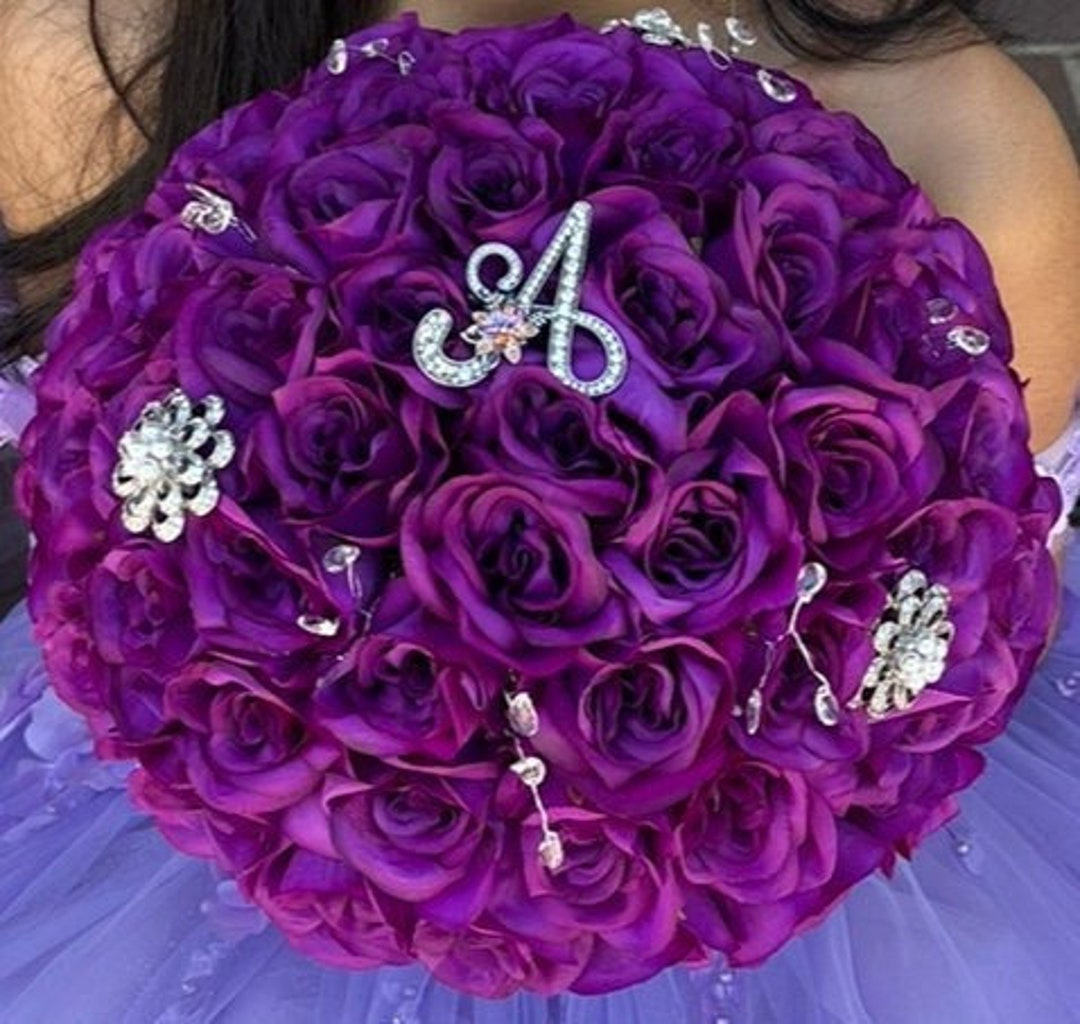 Custom Bouquet/ramo for Quinceañera - Etsy
