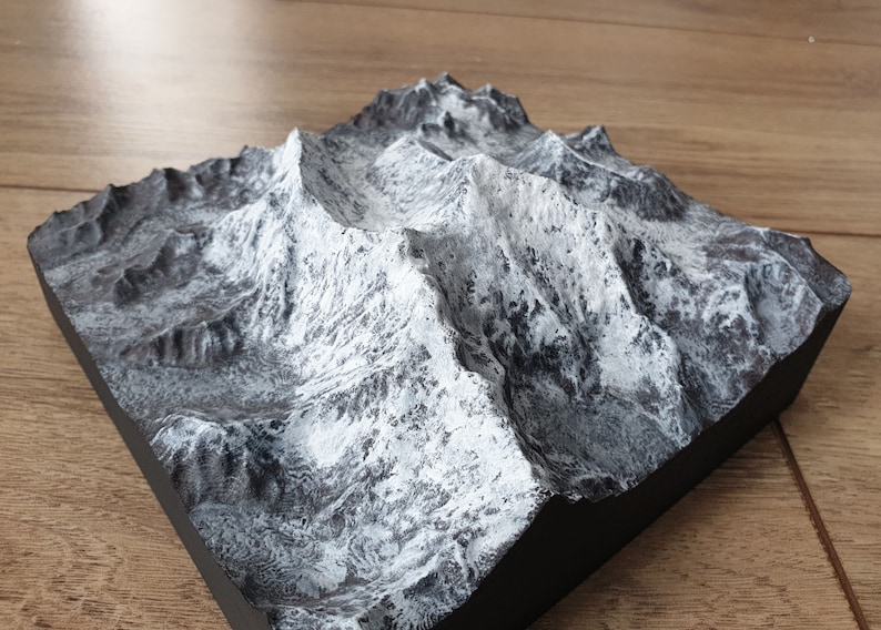 Mount Everest 3D Model (.stl): Himalayan Peaks, Home Decor - Etsy