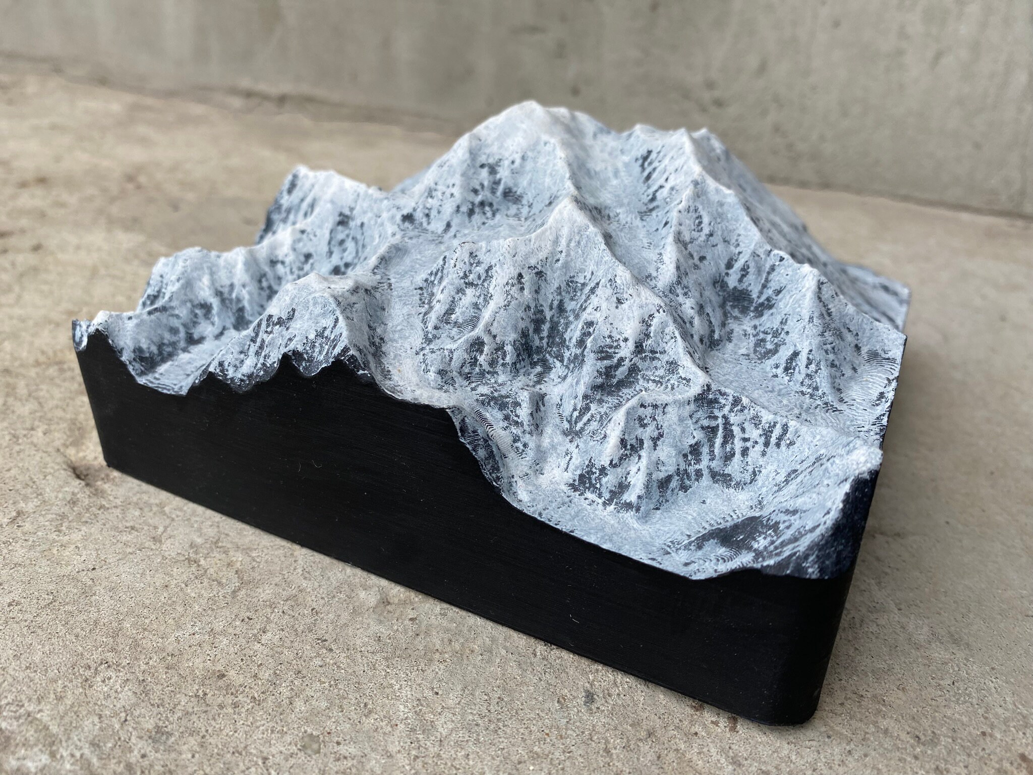 Mount Denali Massif 3D Model (.stl) - Highest Peak in North America ...