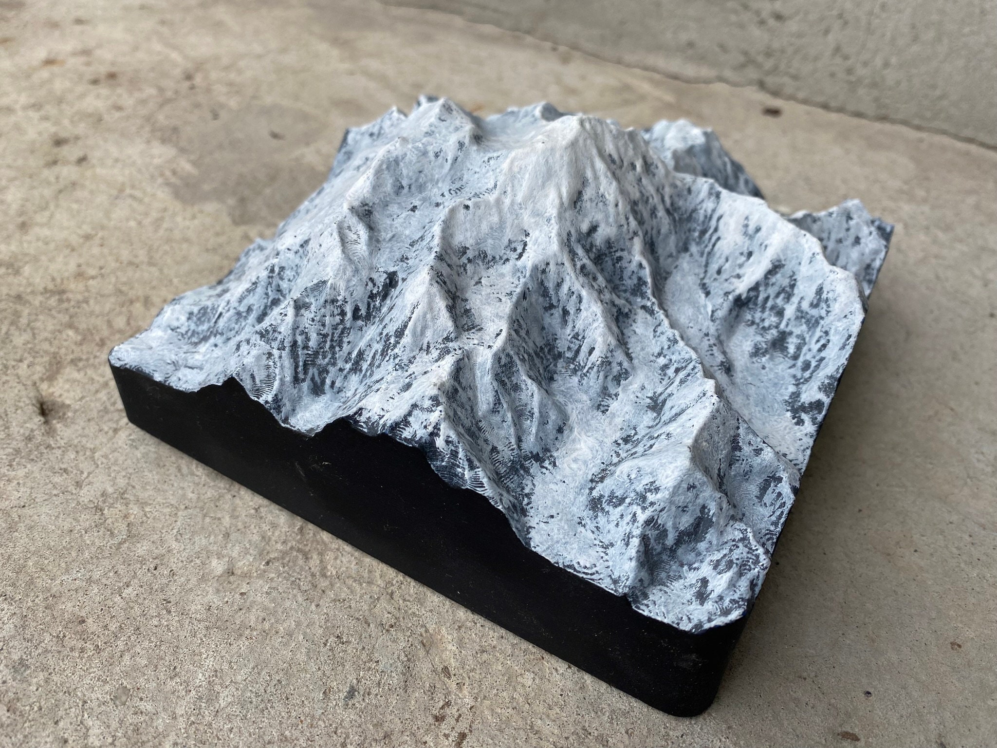 Mount Denali Massif 3D Model .stl Highest Peak in North America, Alaska ...
