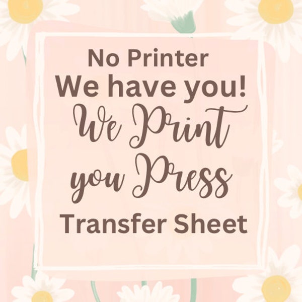 We Print You Press - Etsy