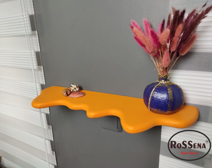 Wavy Shelf Squiggle Shelf Blob Shelf Splash Shelf Curvy Shelf Eclectic ...