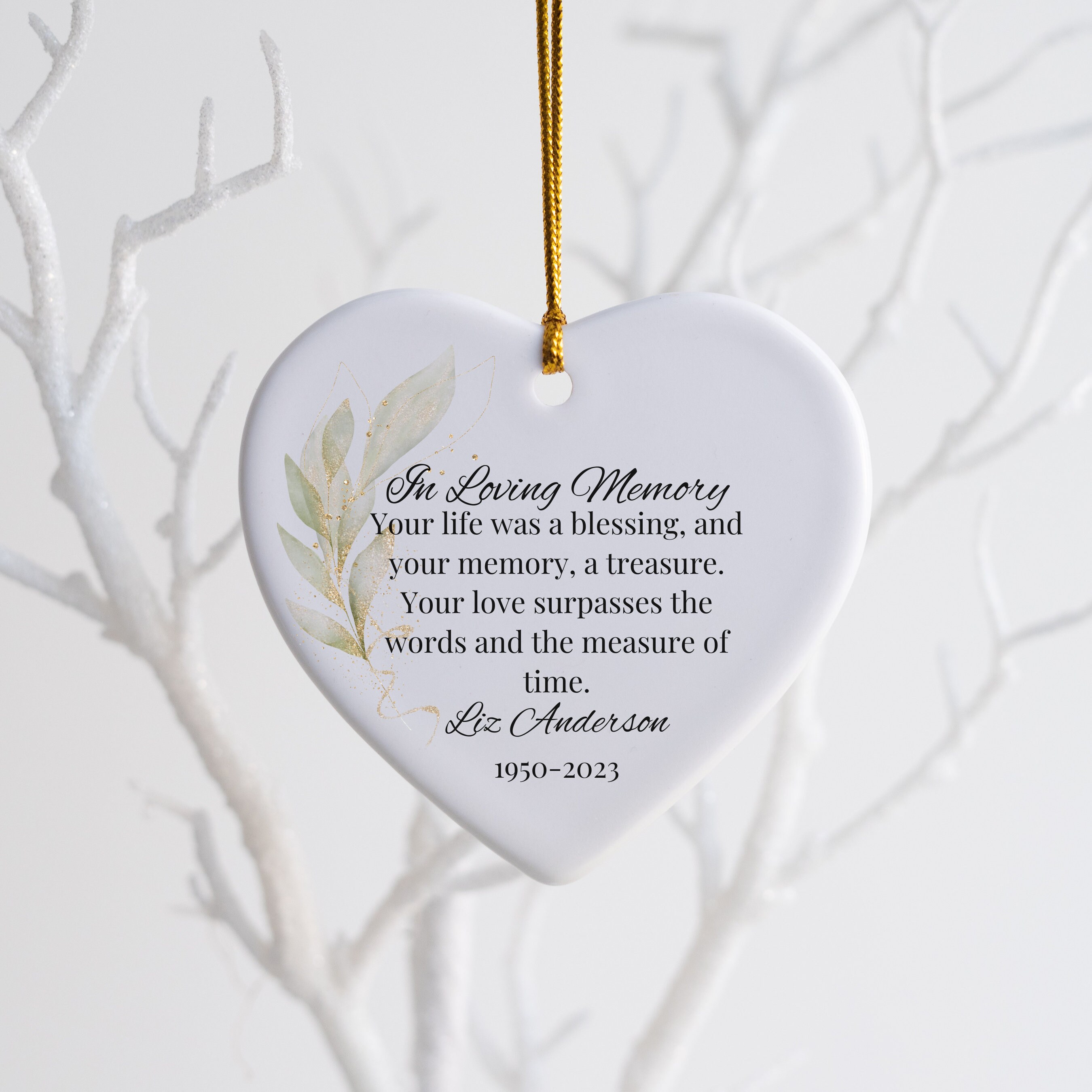 In Loving Memory Condolence Gift Sympathy Gift Loss of - Etsy